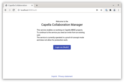 Getting started - Capella Collaboration Manager Documentation