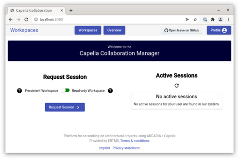 Getting started - Capella Collaboration Manager Documentation