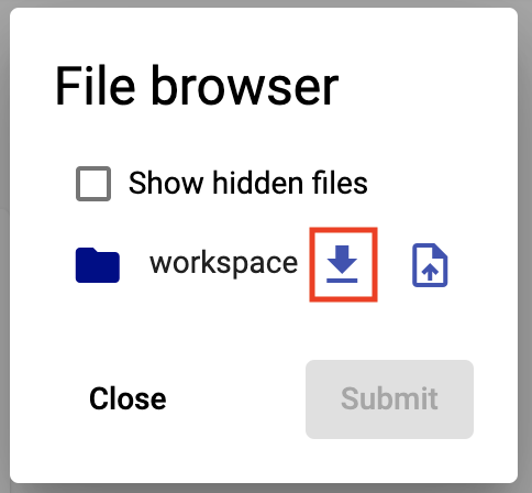 Files Browser - Capella Collaboration Manager Documentation