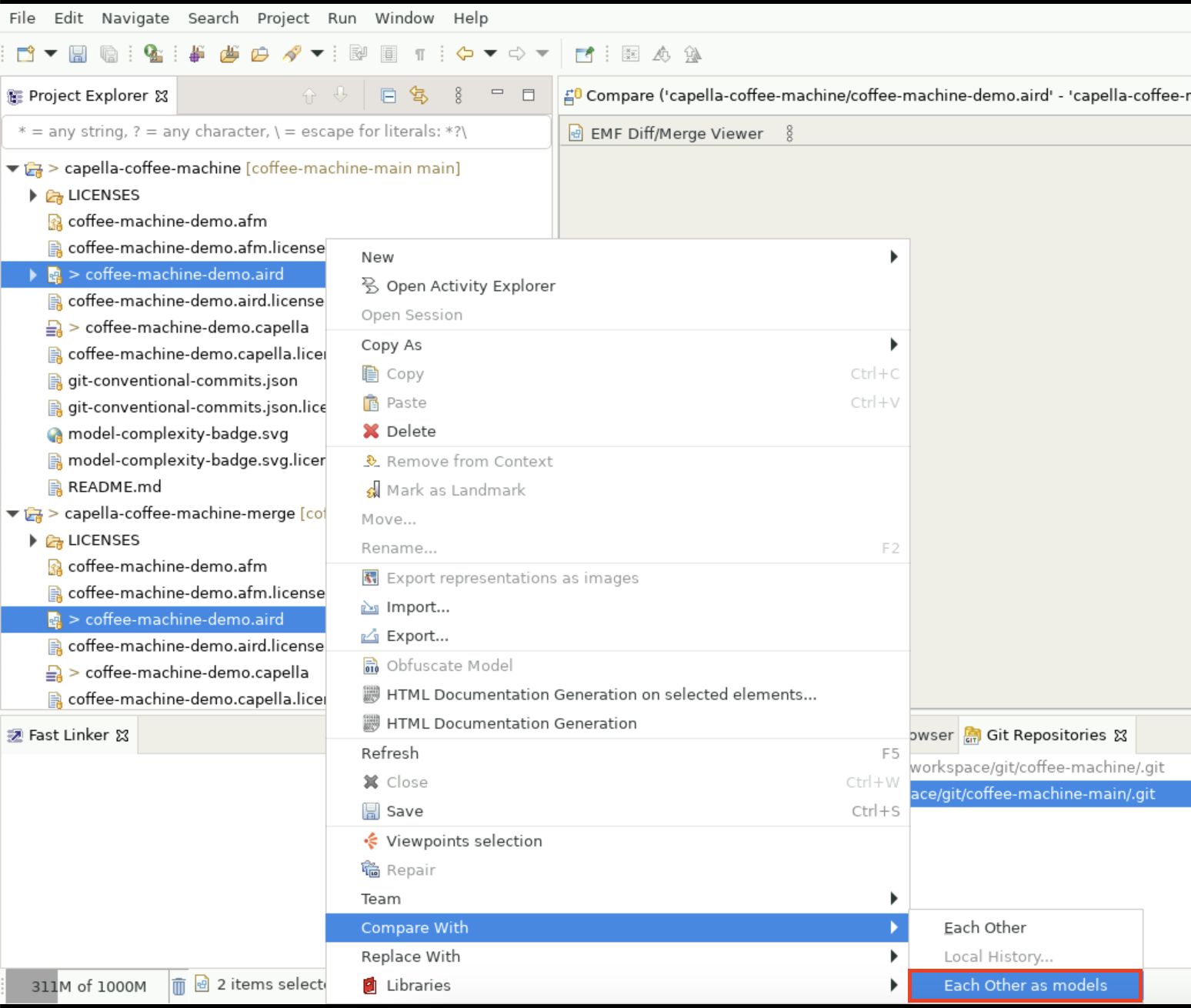 Working with Git - Capella Collaboration Manager Documentation