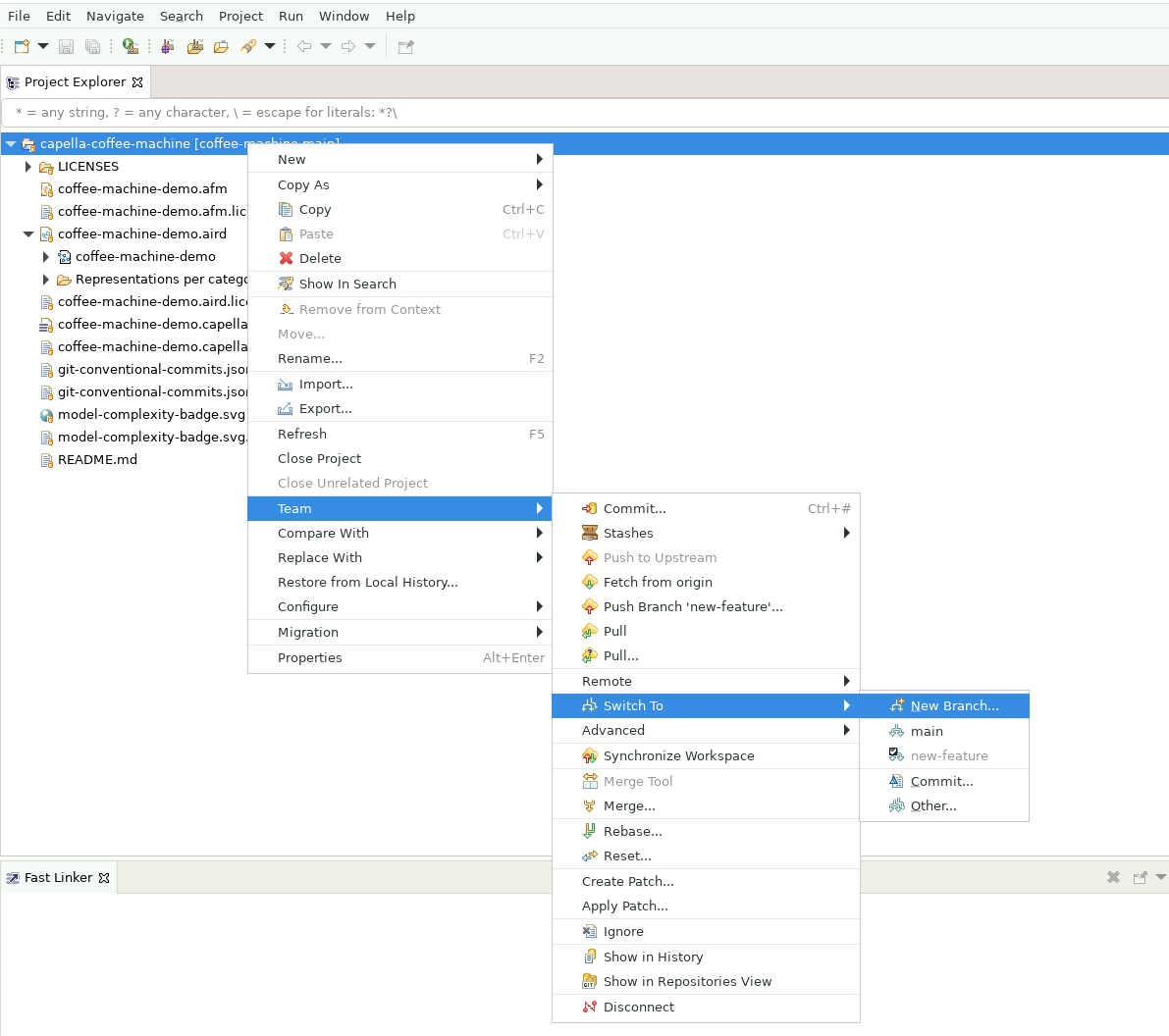 Working with Git - Capella Collaboration Manager Documentation